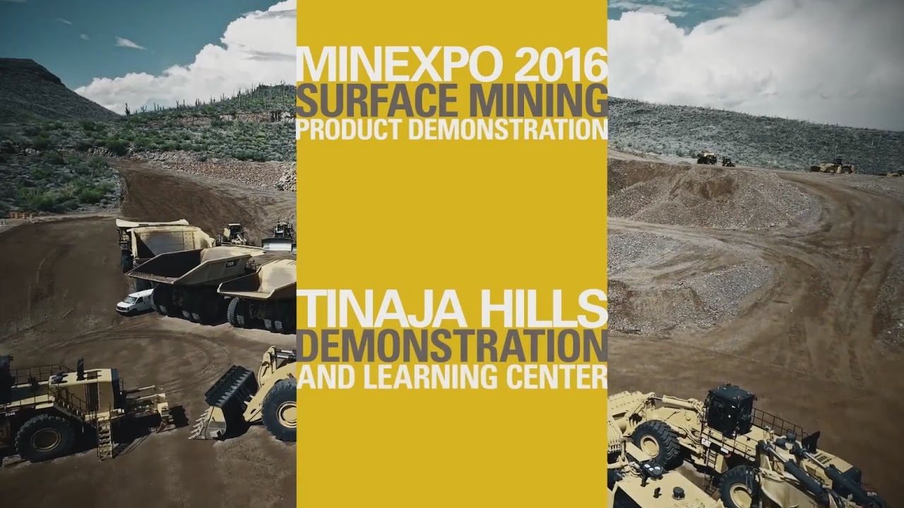Cat® Surface Mining Product Demo - MINExpo 2016