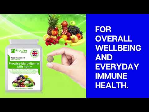 Multivitamin with iron tablets