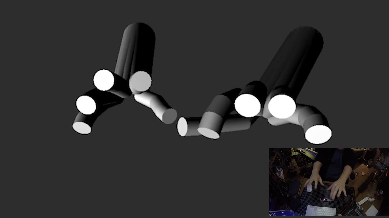VR drums (Leap Motion Controller & MaxMSP)