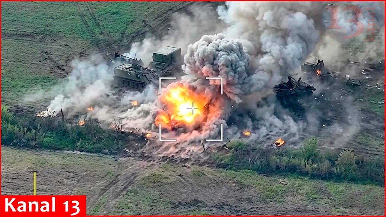 Ukrainian drones destroy Russia’s Solntsepyok rocket launcher worth $15m - Strong blast occurs