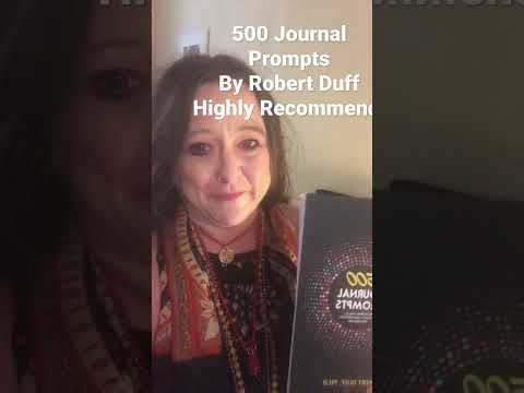 500 Journal Prompts by Robert Duff #journalprompts #books #review #fyp #writer #writersofinstagram