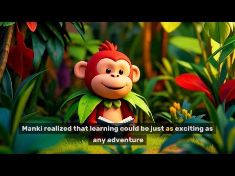 English with Monkey 🐒 | Fun Story for Kids #learnenglish #kidsvideo #english #learning #monkey
