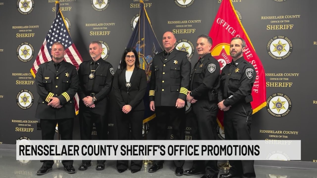 Rensselaer County Sheriff's Office promotions