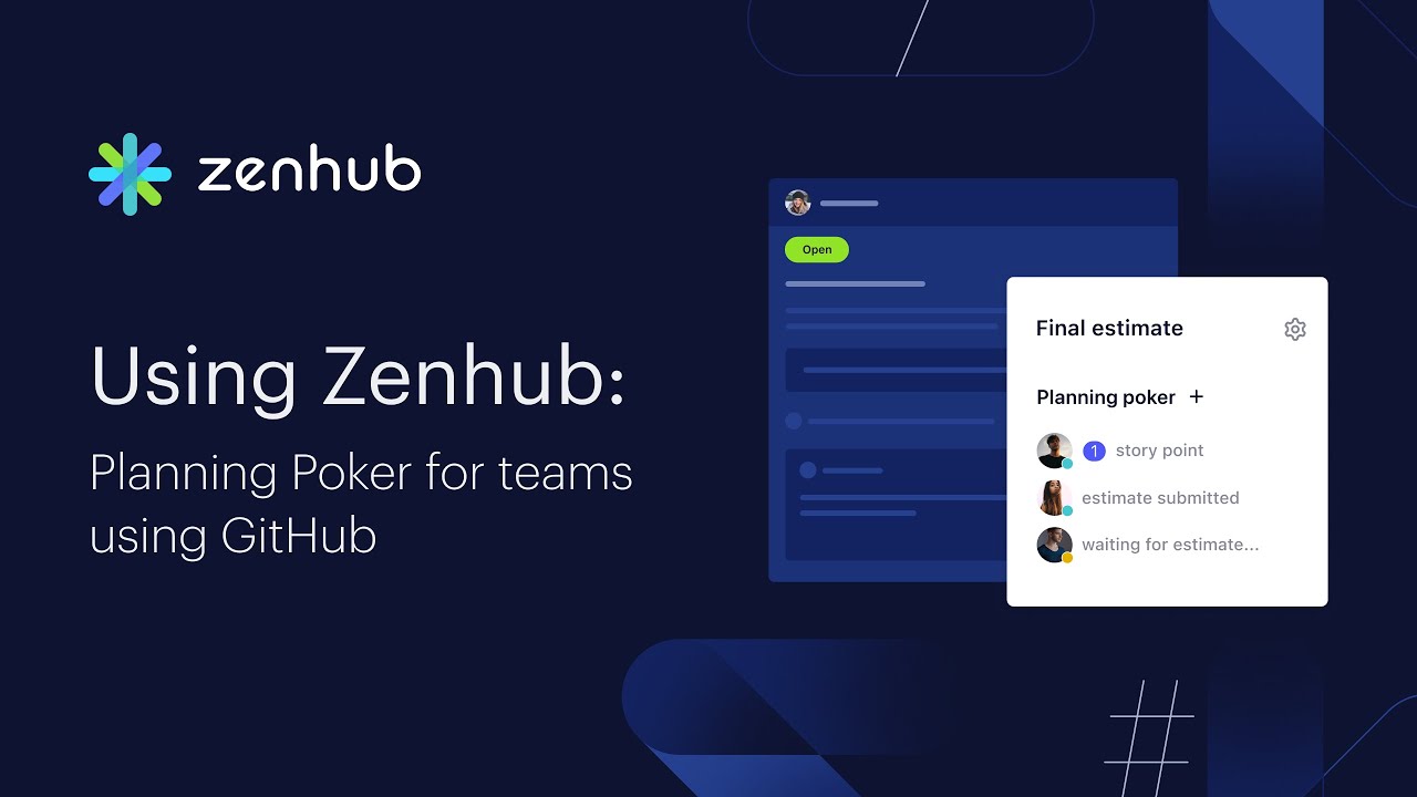 Using Zenhub: planning poker for Teams using GitHub!