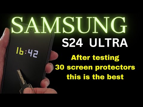 S24 Ultra. The best screen protector I've tested after testing over 30 screen protectors