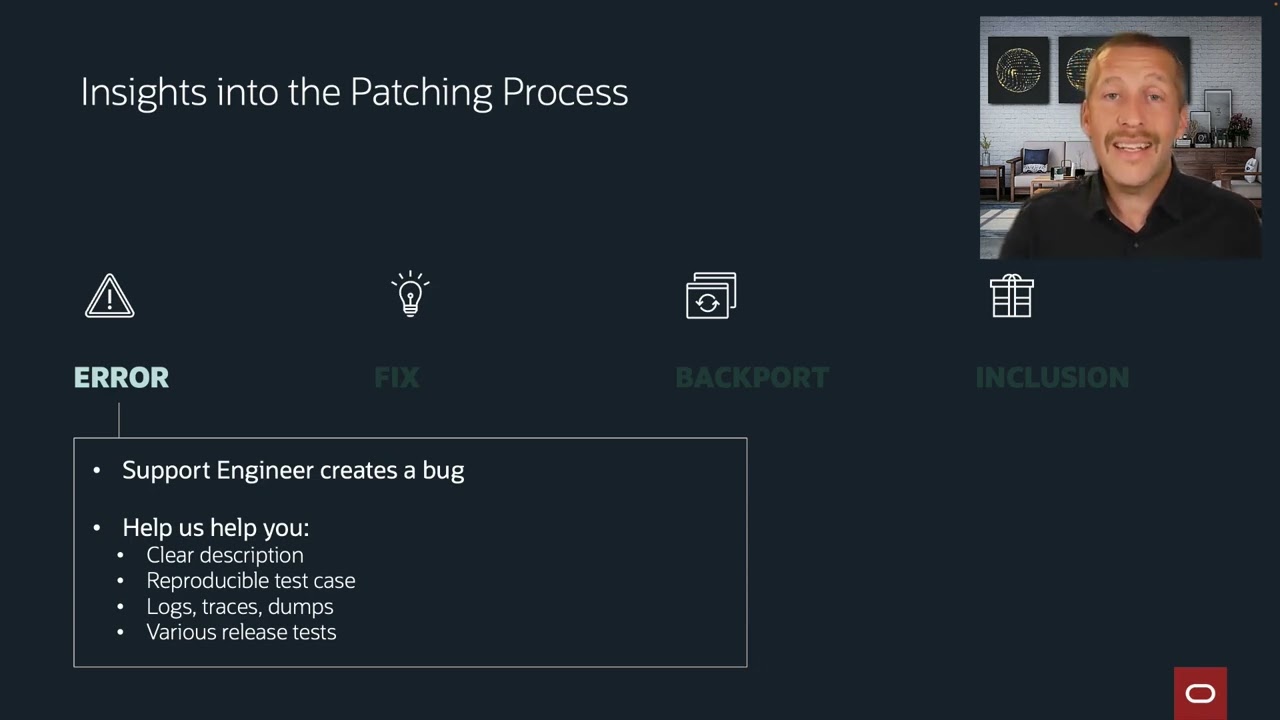 Insights into the patching process of Oracle Database - Reporting the error