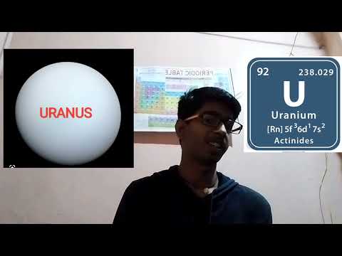 CHEMISTRY, ELEMENTS NAMED AFTER PLANETS #trending