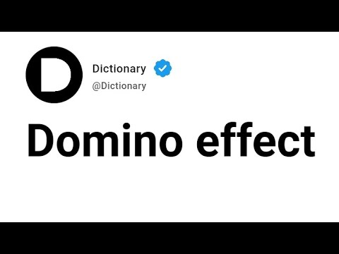 Domino effect Meaning In English