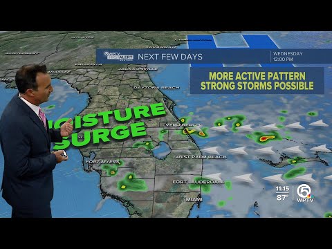 WPTV First Alert Weather Forecast for Afternoon of Tuesday, June 24, 2025