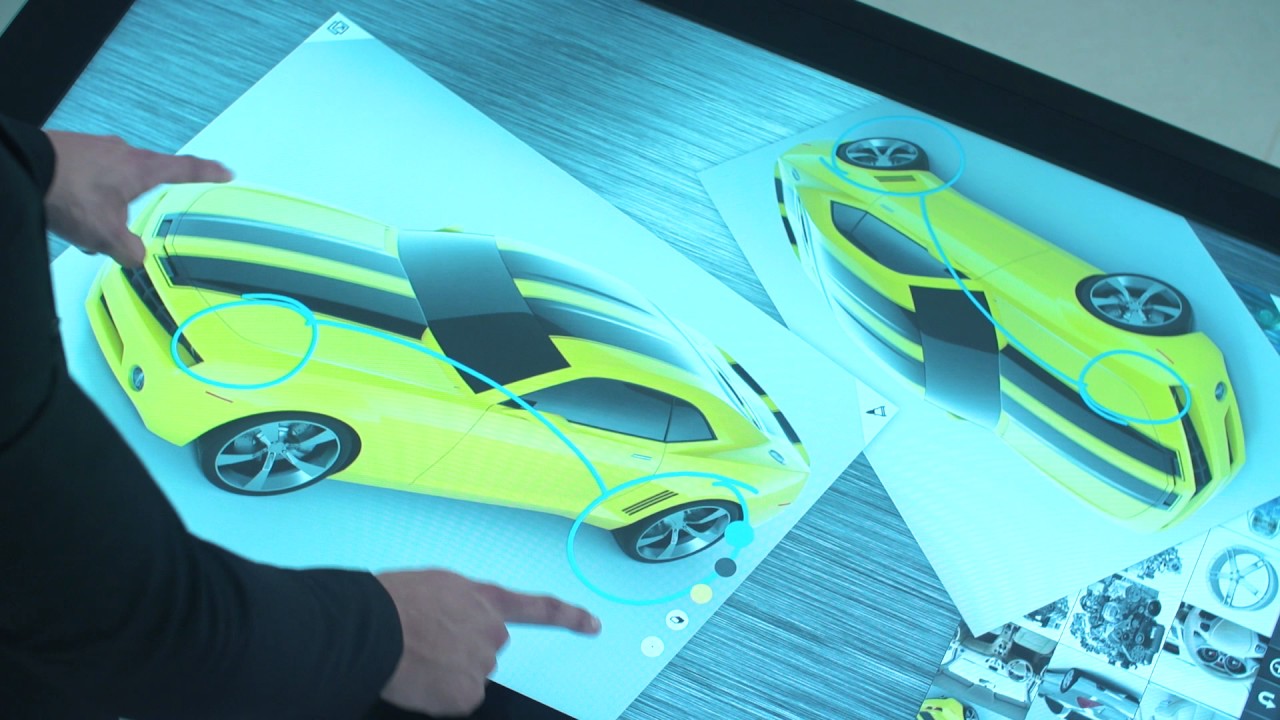 Displaylite 180 interactive touch table