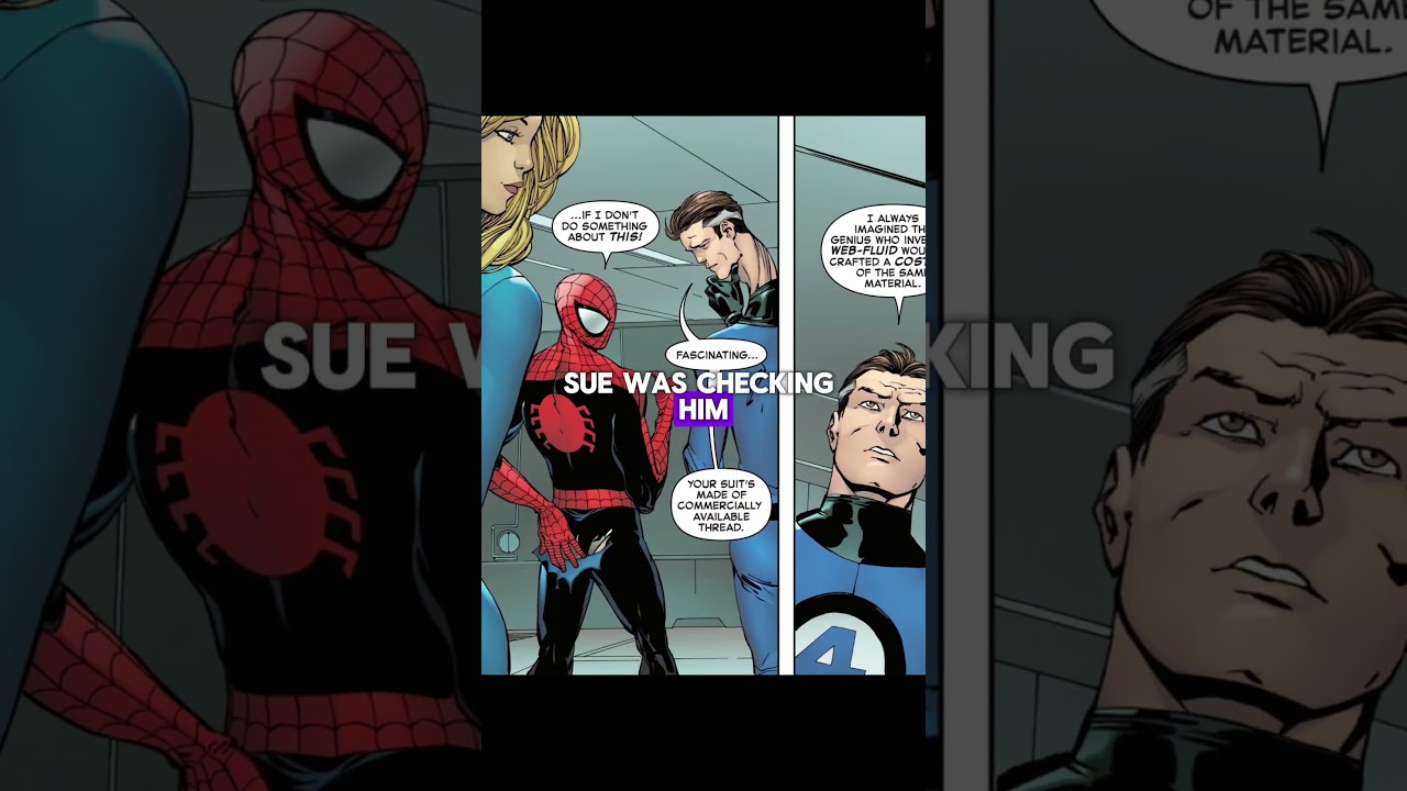 Spiderman Suffers a Wardrobe Malfunction