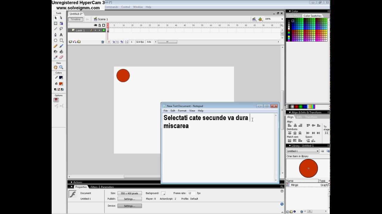 Tutorial Macromedia Flash 8: 2.Motion Tween