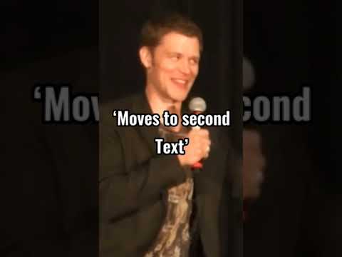 'I'm a professional' #josephmorgan#danielgillies #theoriginals#shorts