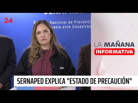 Senapred explica "estado de precaución" en la región de Magallanes | 24 Horas TVN Chile