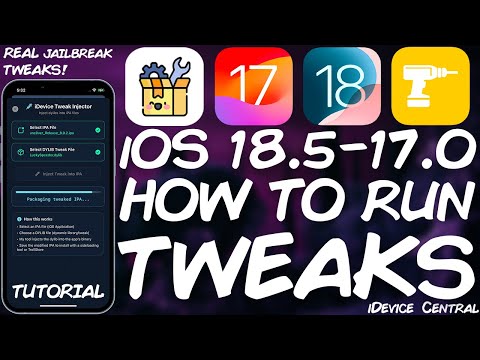 iOS 18.5 - 17 Jailbreak: How to Run REAL Jailbreak Tweaks Using iDevice ToolKit (Tutorial)