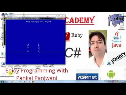 Learn Kiss Day Program | C Graphics Program | By Pankaj Panjwani | YCT ...