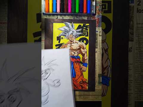 Goku drawing|#goku #artist #shorts