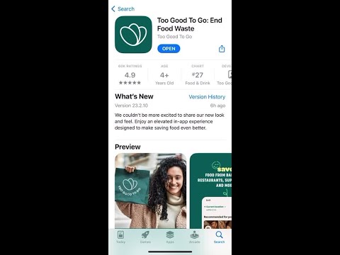Too Good To Go app
