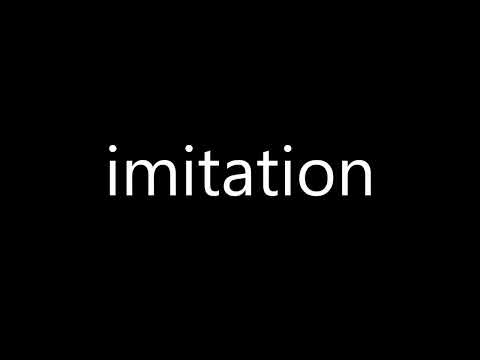How to pronounce imitation