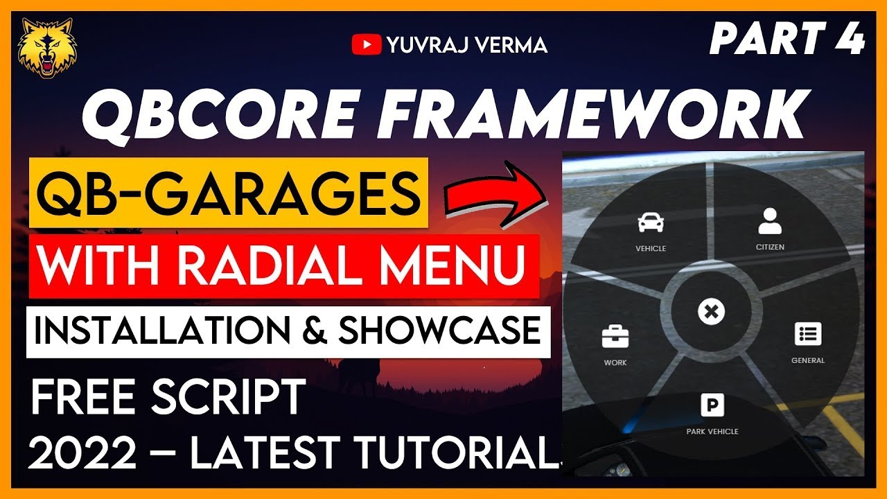 QBCore Framework - Garage | QB-Garages Radial Menu | Installation & Showcase | QBCore Garage Script