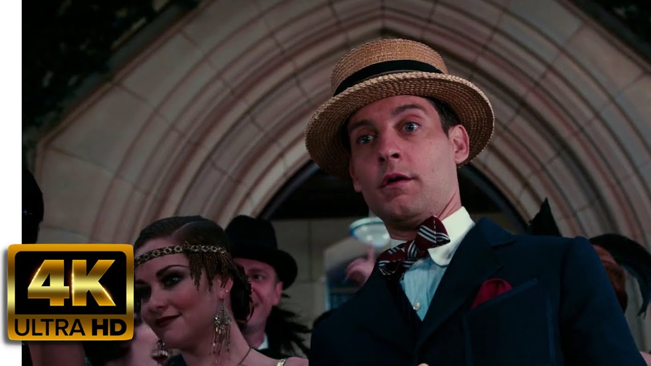 The Great Gatsby (2013) -  Nick`s got an Invitation Scene (11/40) | Momentos