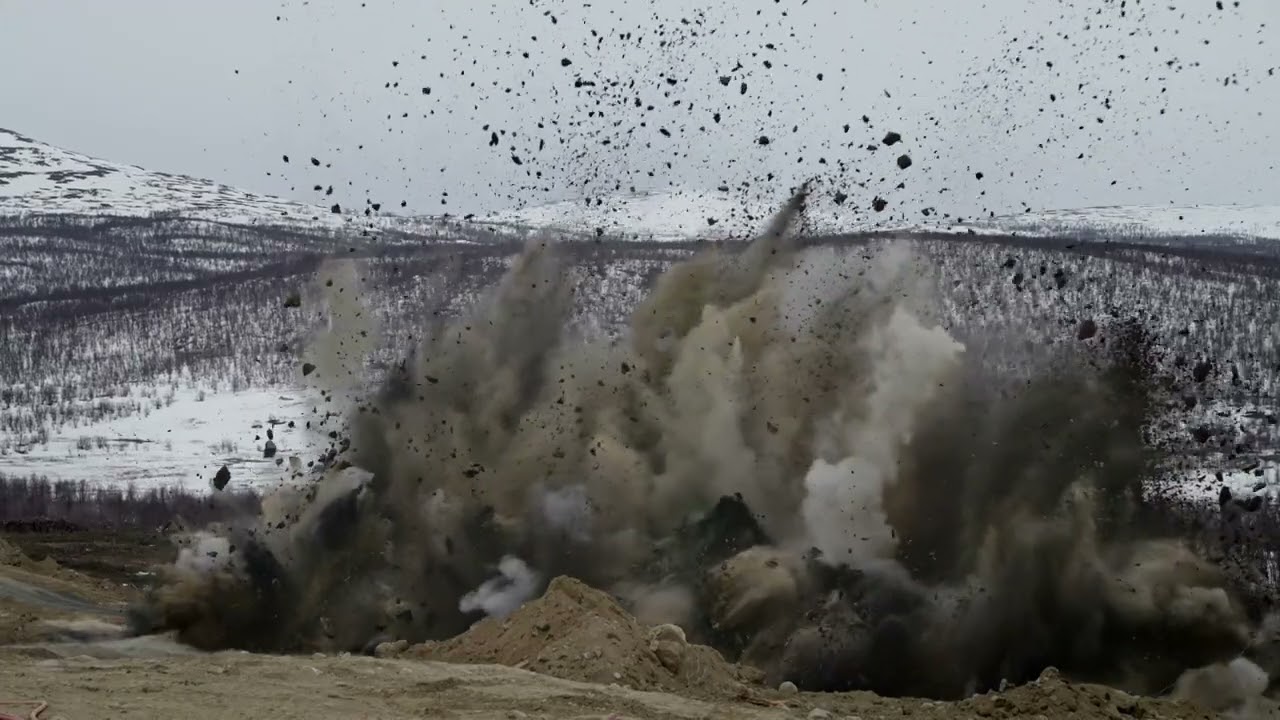 Viscaria First Blast at Open Pit