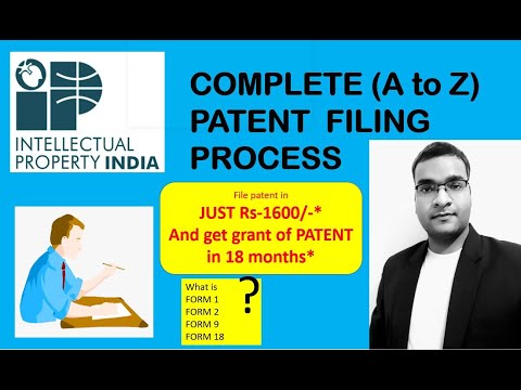 complete Patent filing procedure (A-Z) | Form-1, 2,9,18| online| live patent minimum Cost|IPindia