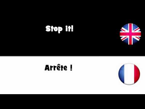 LEARN 1 FRENCH WORD = Stop it!