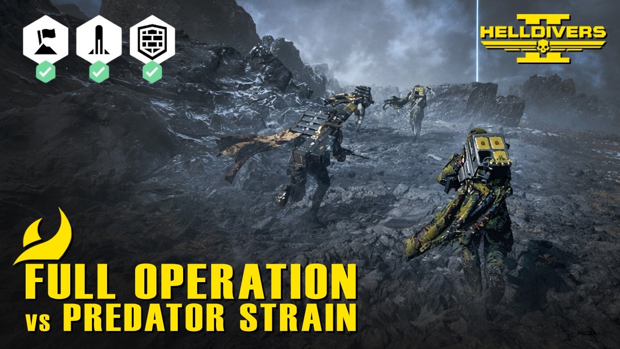 Helldivers 2 – Full Operation vs Predator Strain | Deathless Full Clear | Super Helldive