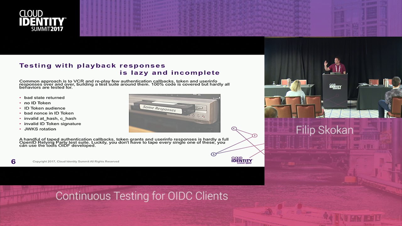 6/22 | Continuous Testing for OIDC Clients | CIS 2017
