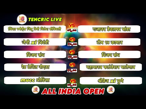 नगरसेवक चषक-२०२५-.. बदलापूर || DAY 2 - OPEN HALF