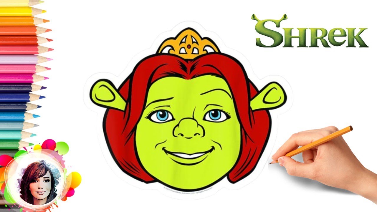 How to draw Princess Fiona | Shrek