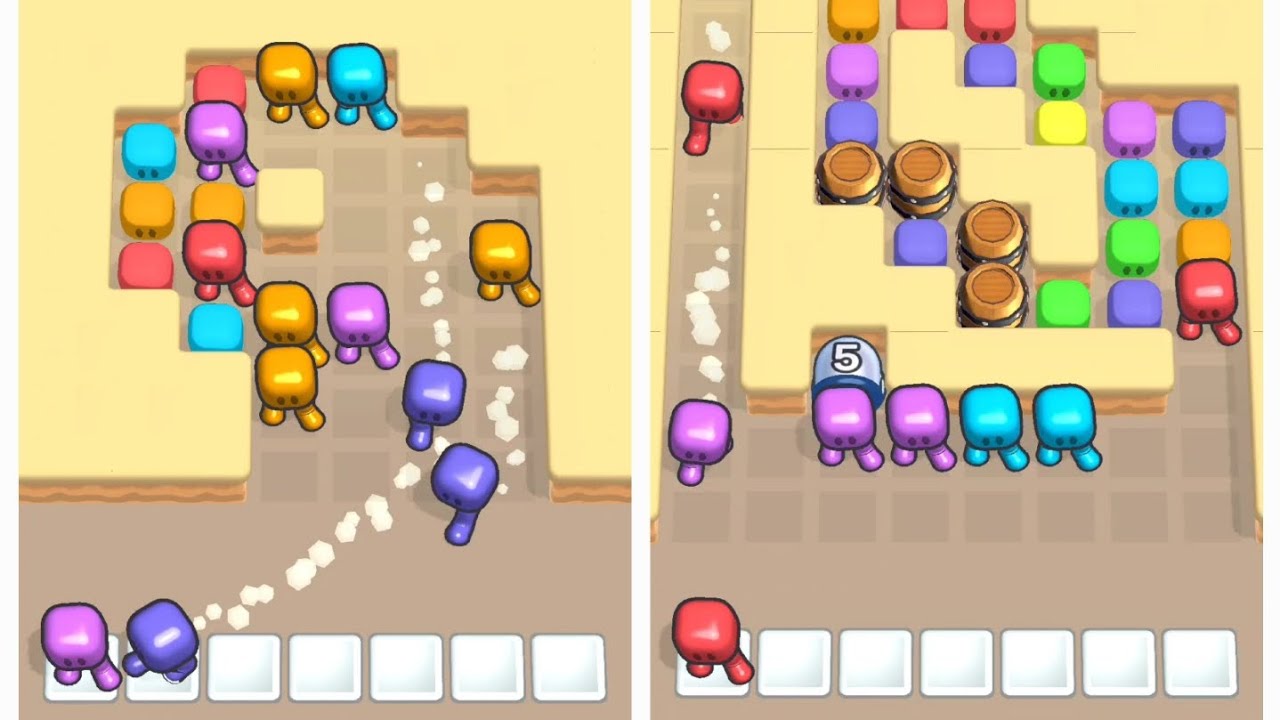 Block Jam 3D Mobile Gameplay levels 22-24