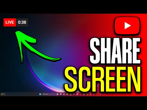 How to Share Screen on YouTube Live Stream - 2025