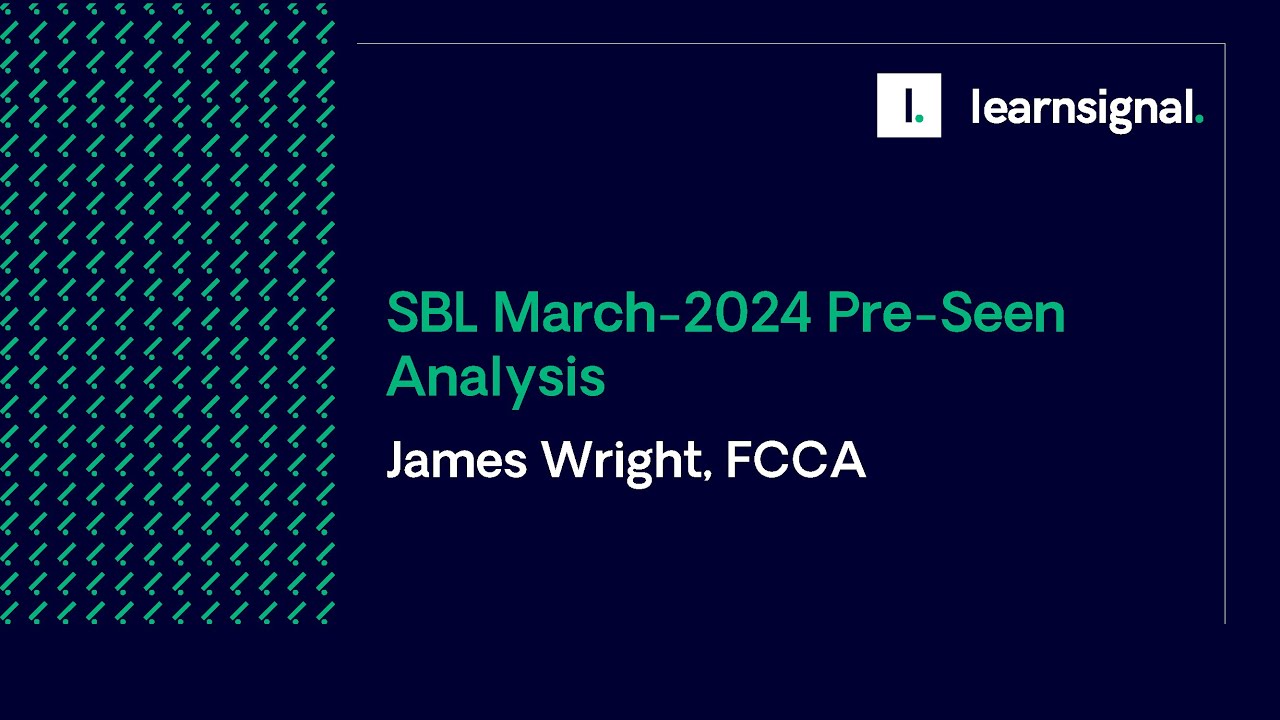 Athletic Transcentral ACCA SBL Preseen - 2024 | Learnsignal