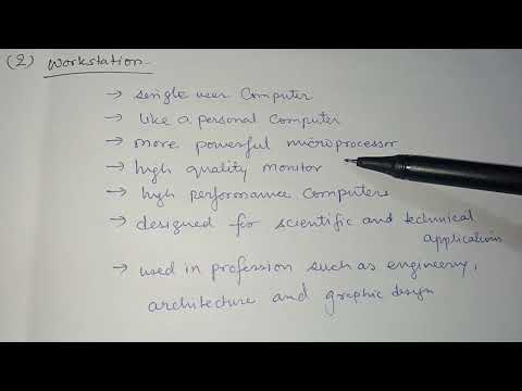 #5_ Types of Computer - Workstation