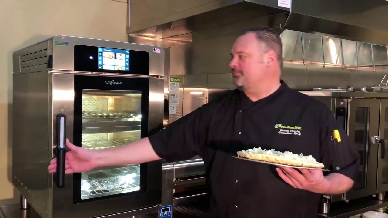 frozen pizza in the vector featuring altoshaam