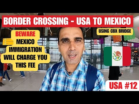CROSSING Border from USA to MEXICO by Land | Using CBX Bridge | Tijuana