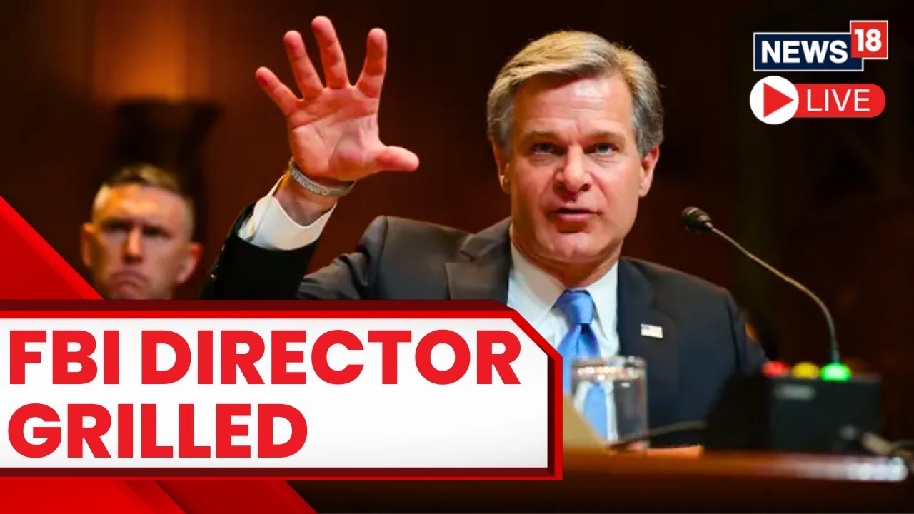 FBI Director Christopher Wray Testifies Before US Congress | FBI Congressional Hearing LIVE News