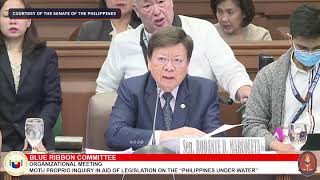LIVESTREAM: Senate investigates anomalous flood control projects