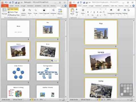 Powerpoint 2010 Tutorial - How to Insert Slides from Another Presentation
