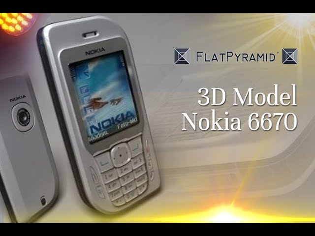 Nokia 6670 3D Model - FlatPyramid