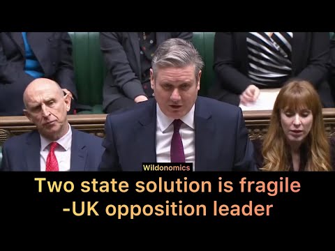 Two state solution is fragile-UK opposition party leader
