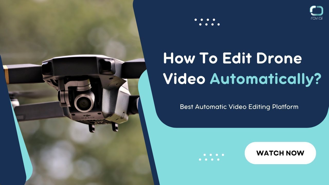 How To Automate Video Editing of Your Drone Footage | World's First AI Video Editing Service