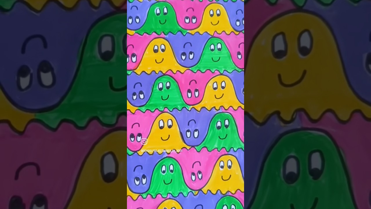 tessellation math project#schoolprojectmaker