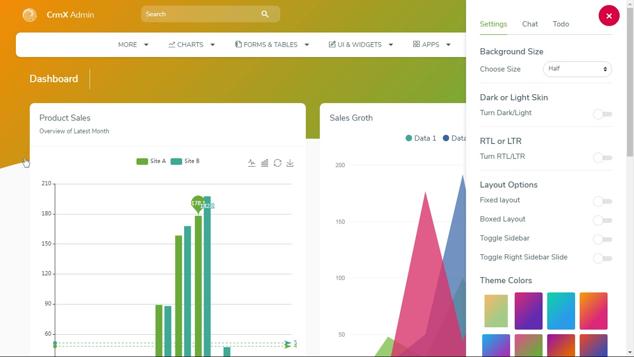 CRMX Main Horizontal RTL Dashboard 1