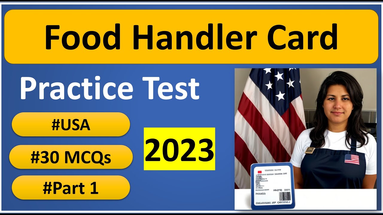 Food Handler Card Practice Test 2023 #mytestmyprep #usa
