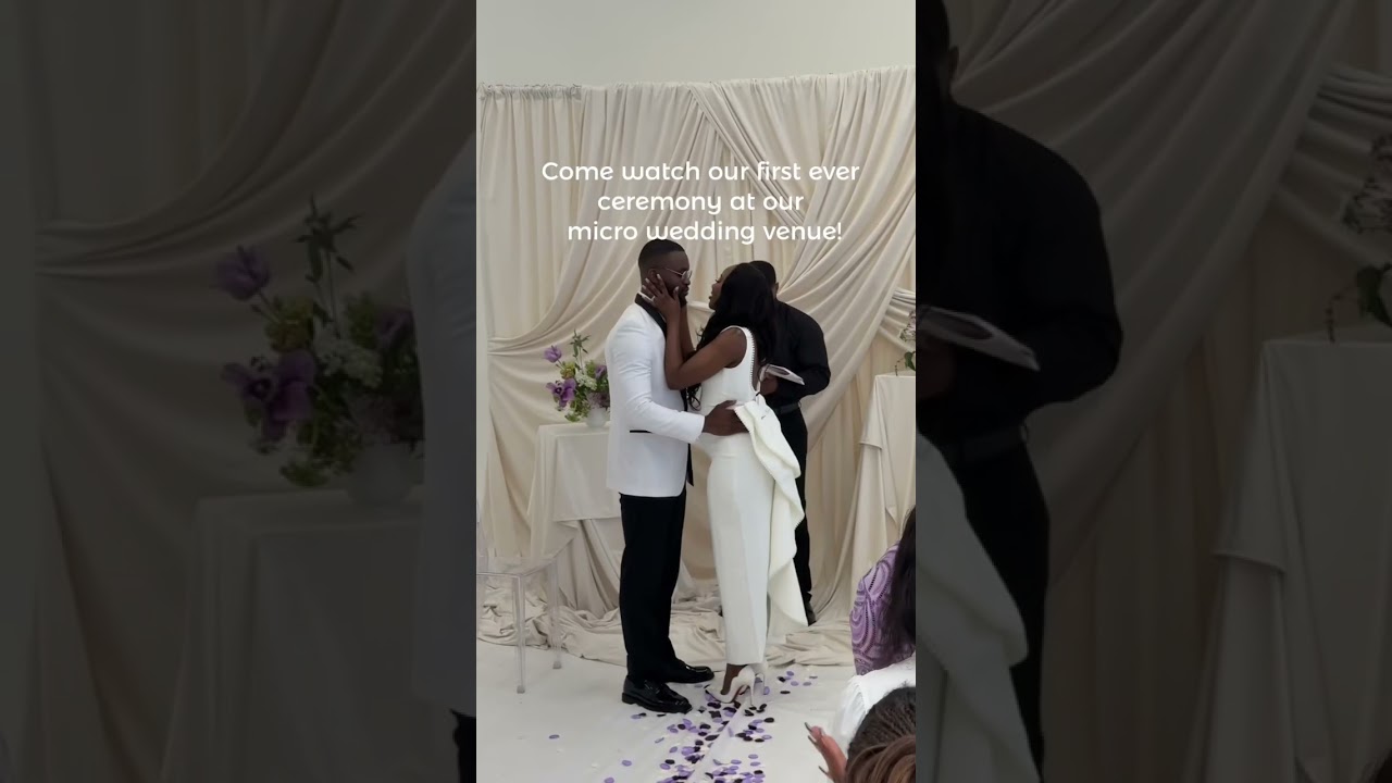 First Micro Wedding at the Studio!