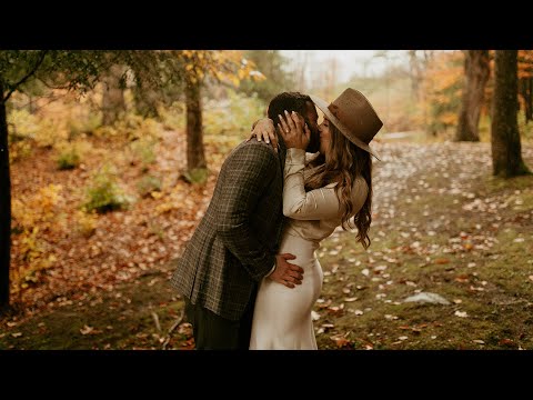 I See Forever In Your Eyes | Dan and Laura's Vermont Elopement | Flom Films | Shot on A7Siii