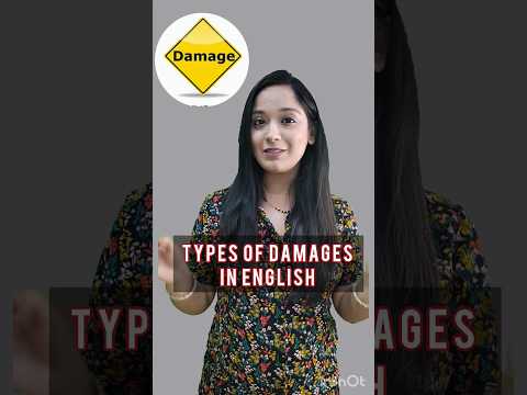 Types of Damages| Damages Vocabulary in English| English Vocabulary #shorts #english #vocabulary